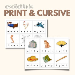 Kindergarten CVC Words Beginning and Ending Sounds Montessori Language ...