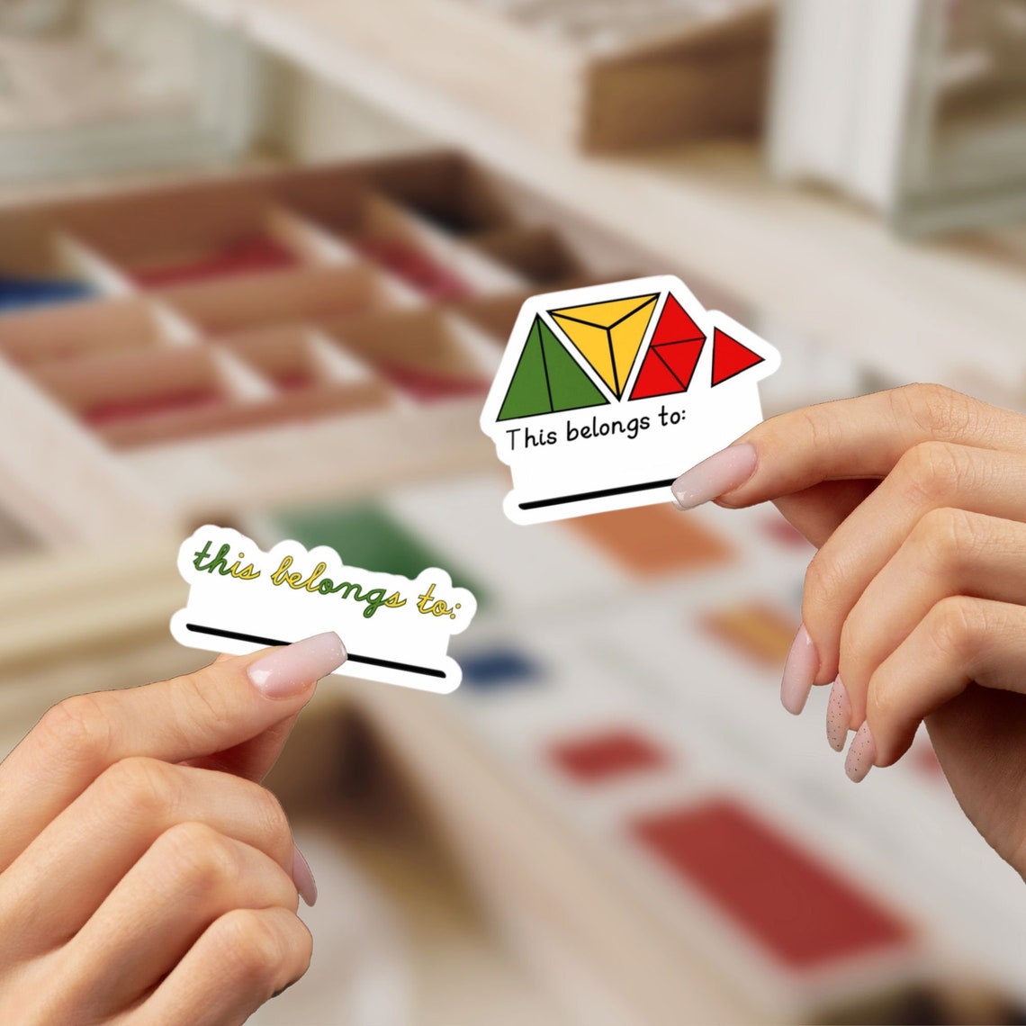 Montessori Sticker Labels for Montessori Student Journaling Sticker ...