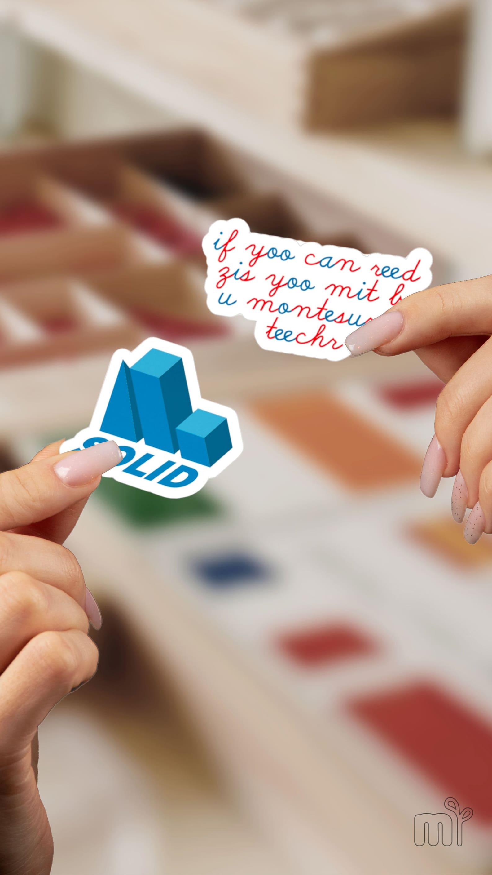 Montessori Sticker Sheet Pack Gift for Montessori Teacher Journaling ...