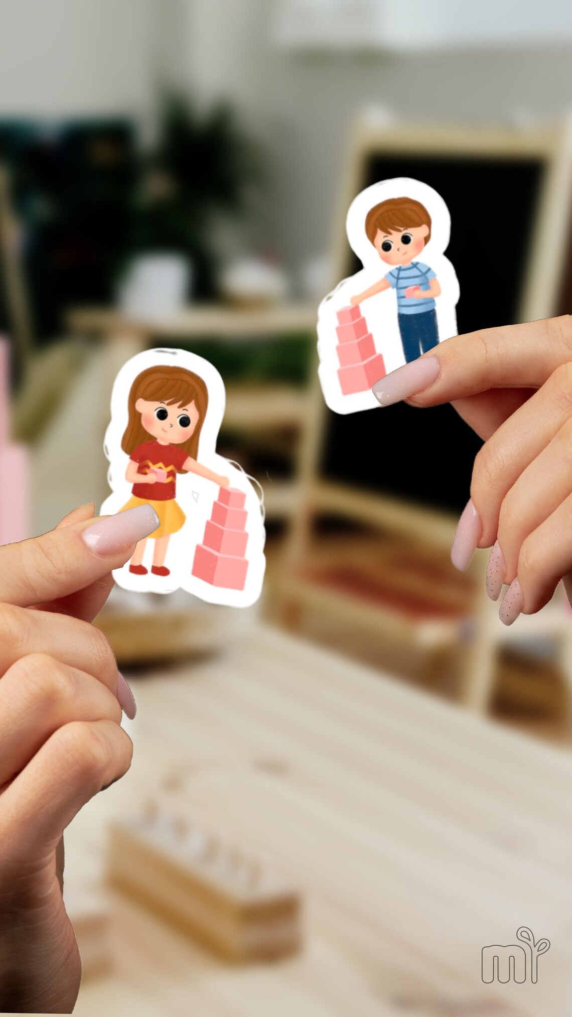 Montessori Sticker Sheet Pack Gift for Montessori Teacher Journaling ...