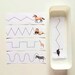 FARM & WILD ANIMALS Cutting Strips Sorting Mini Cards Scissors Cutting ...