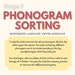 PHONOGRAM Sorting Activity Montessori Language Dwyer Approach Key ...