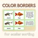 FISH Unit Study Three Part Card Montessori Nomenclature 3-part ...