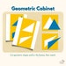 Geometric Cabinet Shapes Montessori Puzzle Cards Montessori Geometric ...