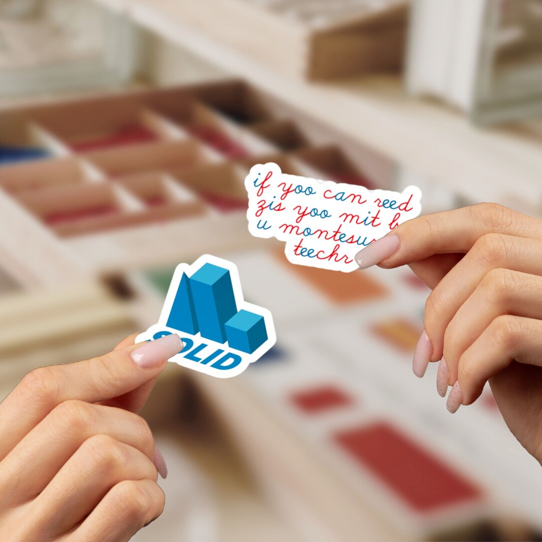 Montessori Sticker Sheet Pack Gift for Montessori Teacher Journaling ...