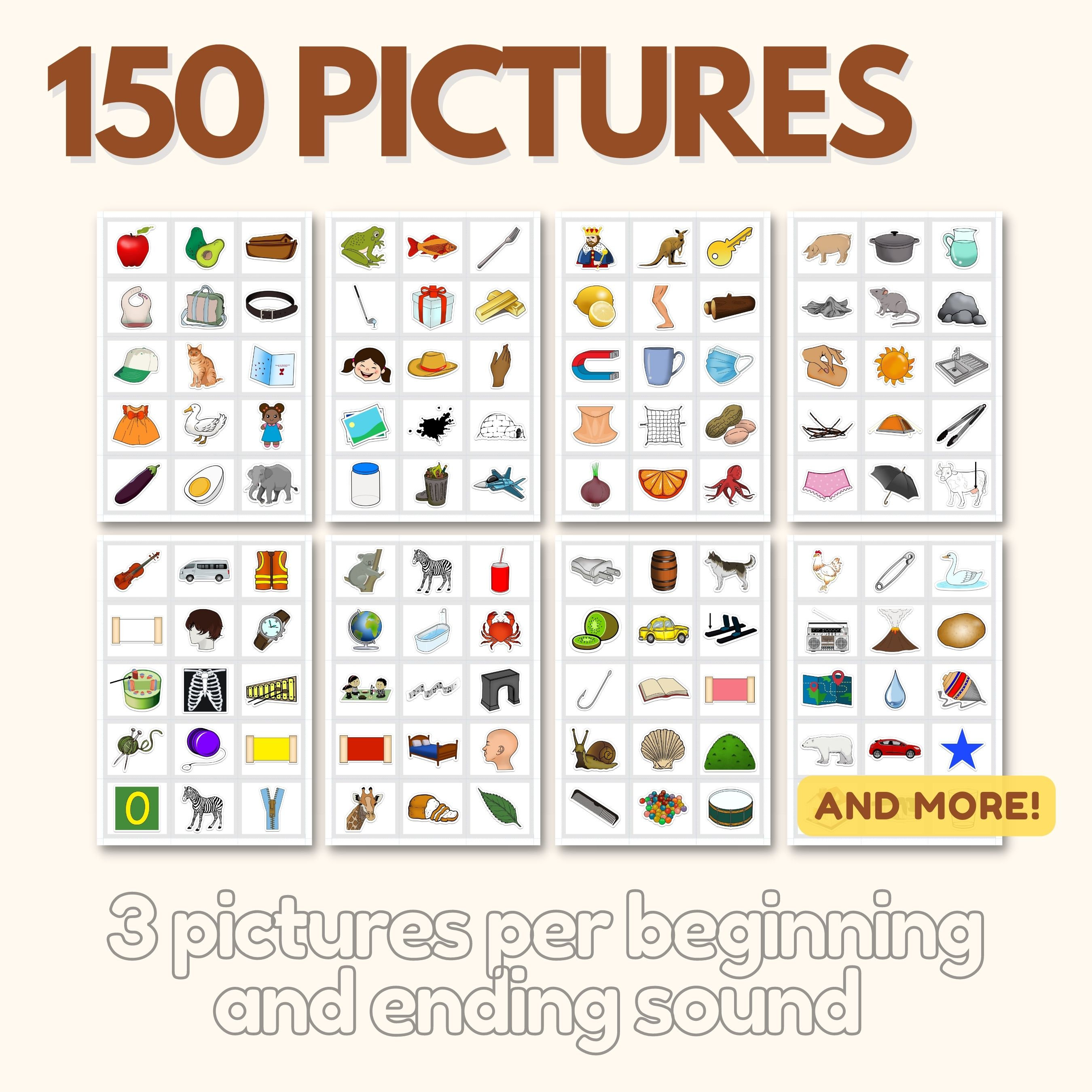 I Spy Sound Game Picture Cards Alphabet Letters DIY Montessori Language ...