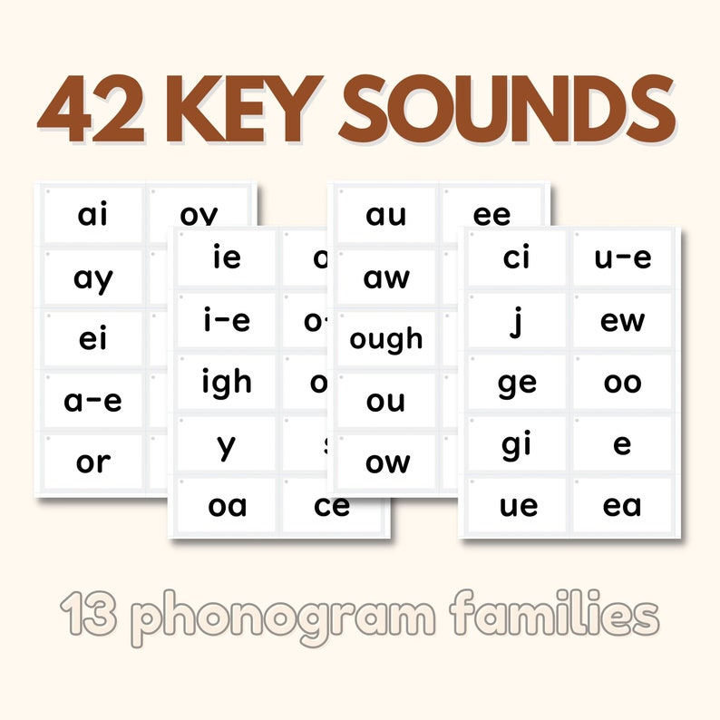 PHONOGRAM Sorting Activity Montessori Language Dwyer Approach Key ...