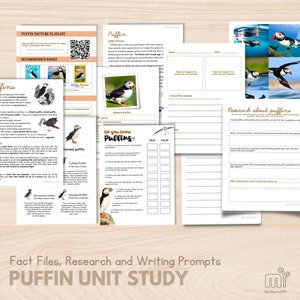 PUFFIN Unit Study for Elementary Parts of the PUFFIN Species Life Cycle ...