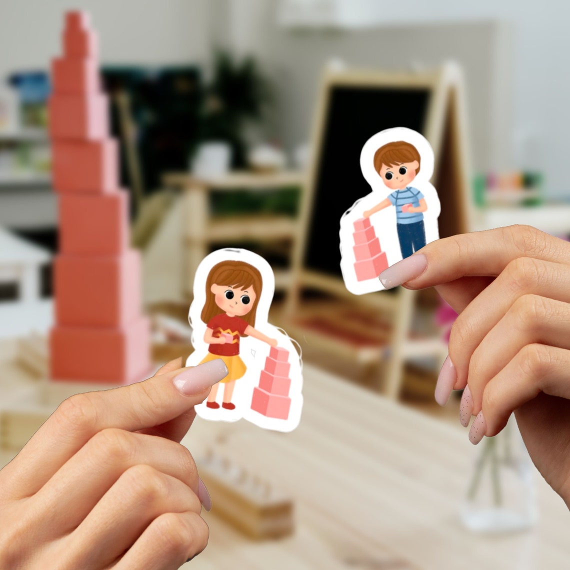 Montessori Sticker Sheet Pack Gift for Montessori Teacher Journaling ...