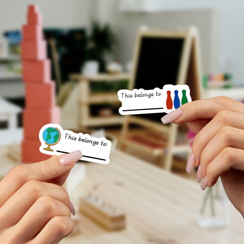 Montessori Sticker Labels for Montessori Student Journaling Sticker ...