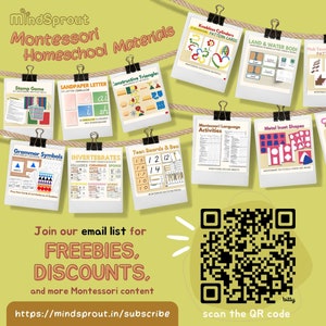 Number Rods Montessori Math Material Extension Activity Matching Cards ...