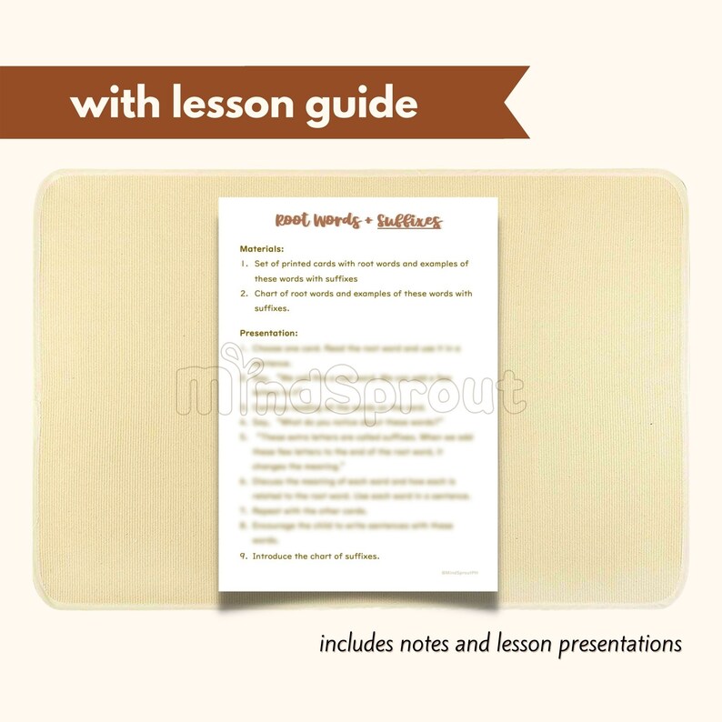 Montessori SUFFIXES Word Study Montessori Language Reading Writing ...