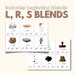 CONSONANT BLENDS Beginning & Ending Sound Montessori Language Blue ...