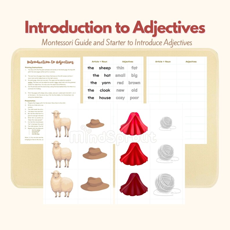 CHARLIE NEEDS A CLOAK Book-based Activities Bundle Montessori Language ...