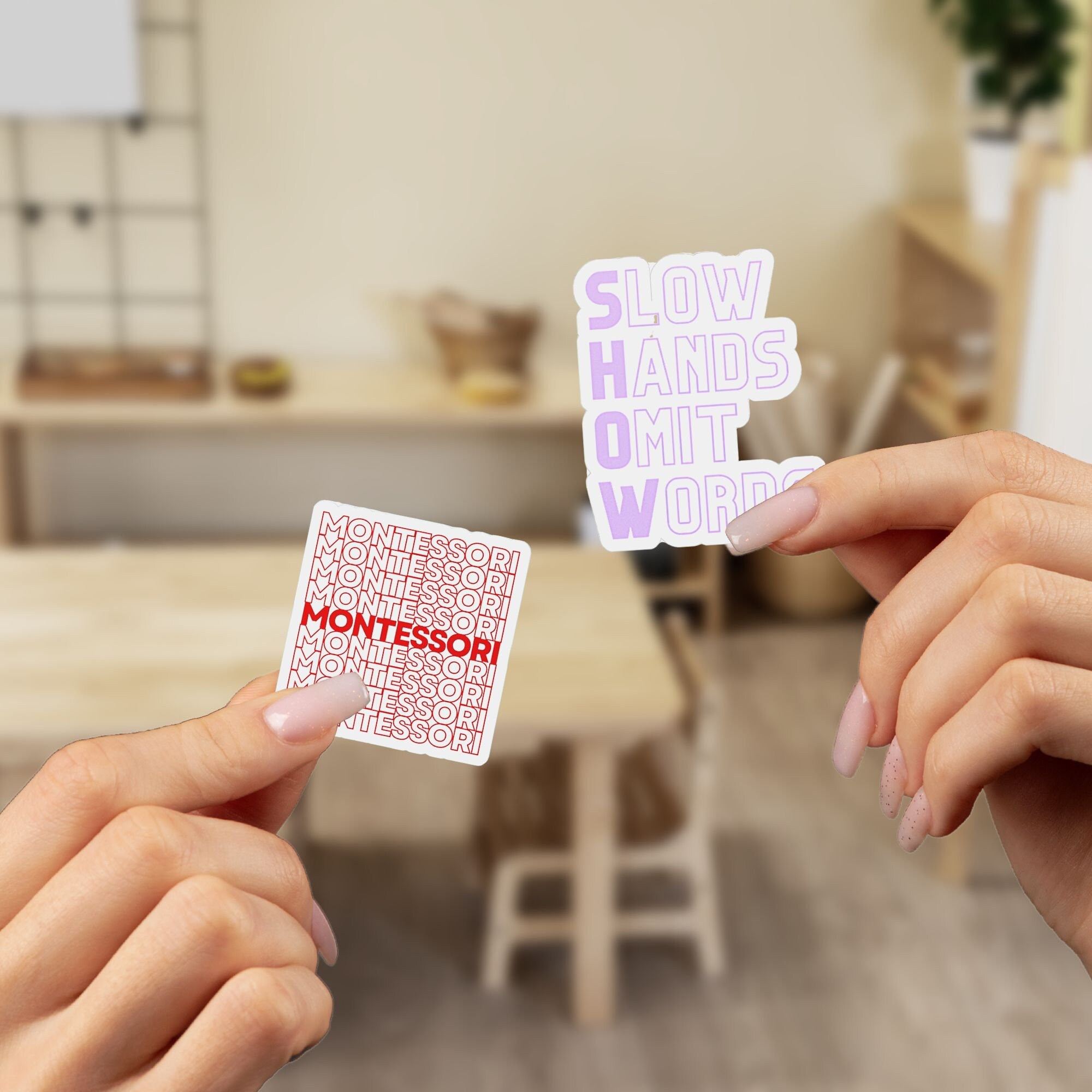 Montessori Sticker Sheet Pack Gift for Montessori Teacher - Etsy