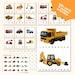 Preschool Language Activity Vocabulary Building CONSTRUCTION VEHICLE ...