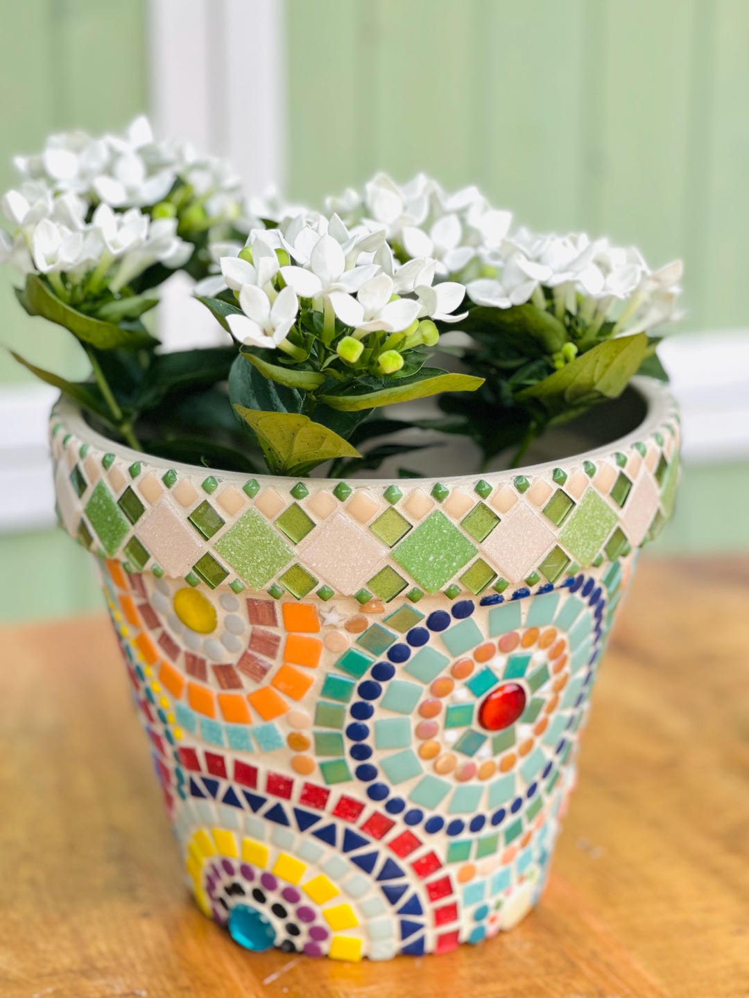 Flower Pot, Make Your Own (DIY) or Order Ready Made (MBM), Mosaic ...
