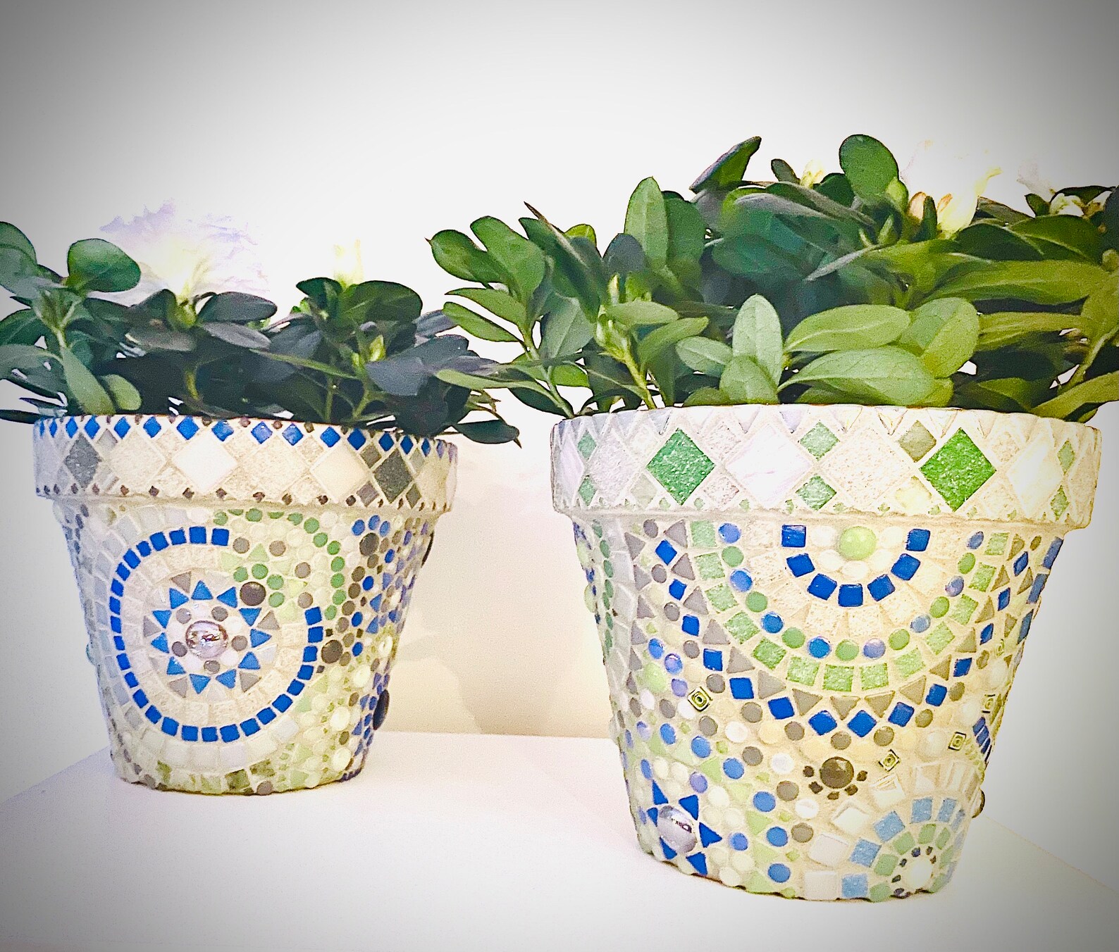 Flower Pot, Make Your Own DIY or Order Ready Made MBM, Mosaic, Original ...