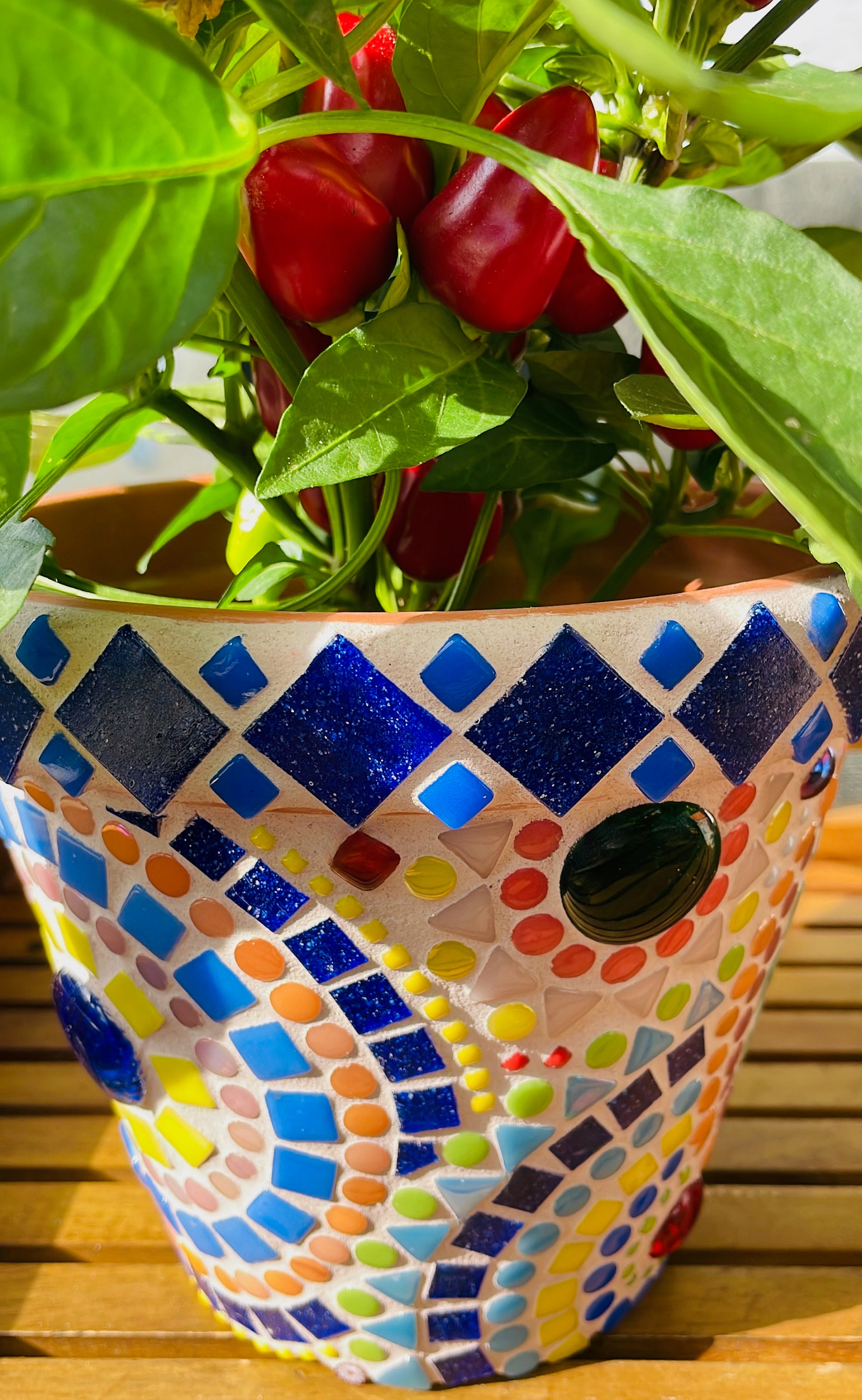 Flower Pot, Make Your Own DIY or Order Ready Made MBM, Mosaic, Original ...