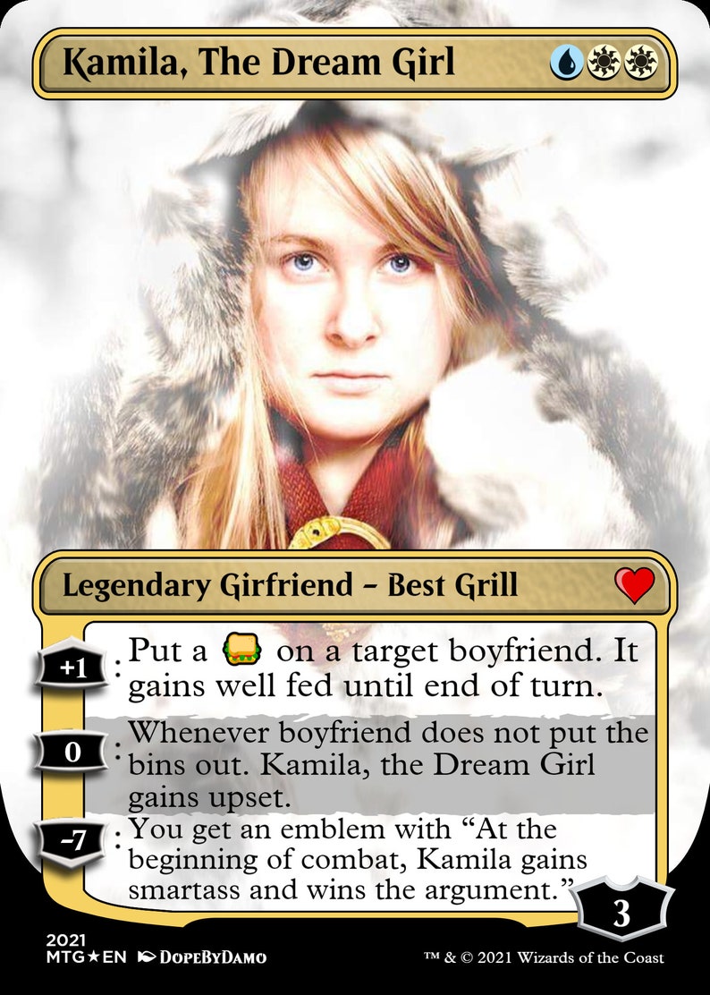 Custom and Personalised Magic the Gathering Cards - Etsy
