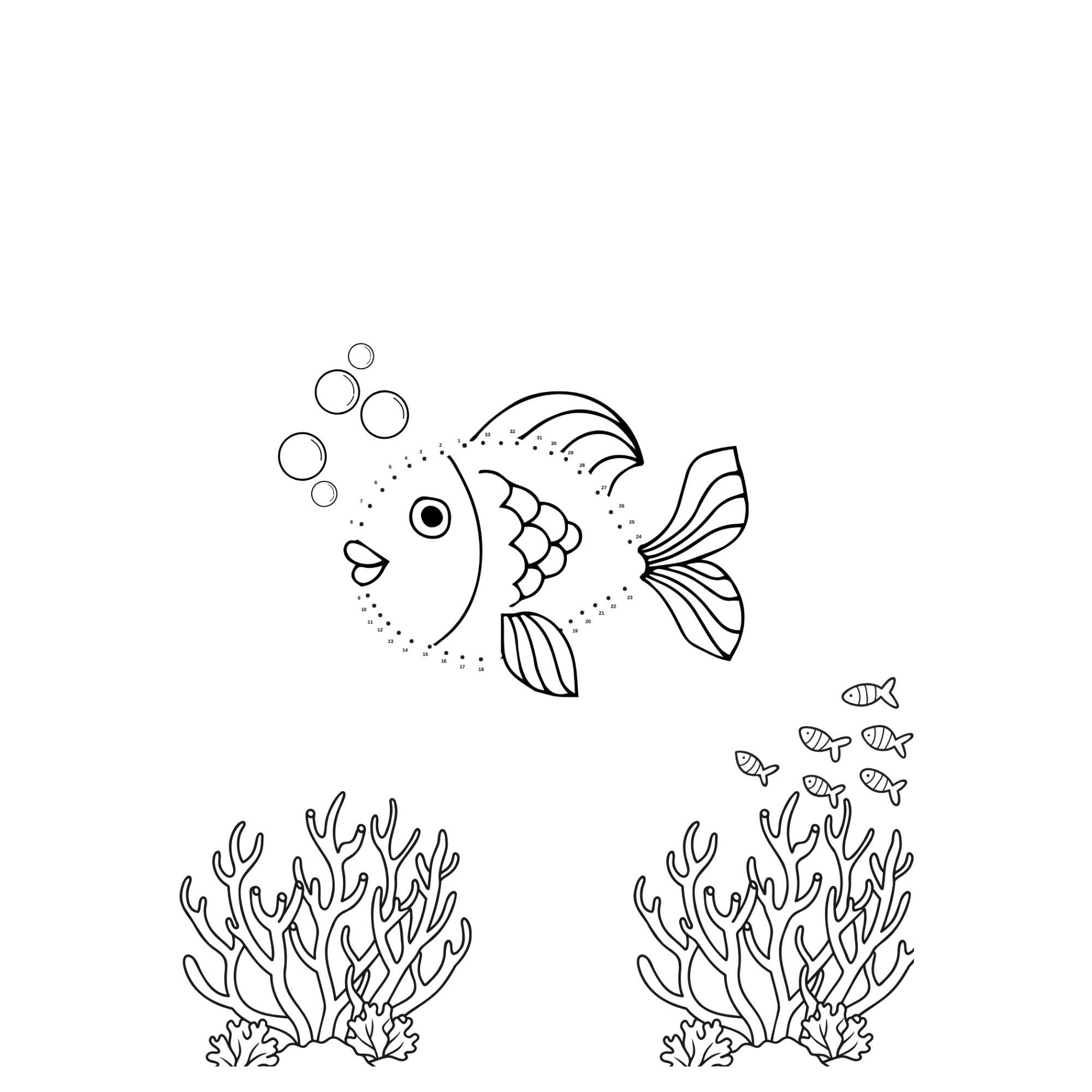 15 Cute Animals Dot to Dot Printable Pages, Dot-to-dot Coloring Pages ...