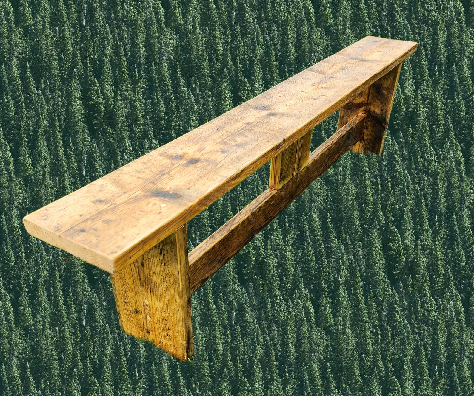 Rustic Reclaimed Scaffold Bench - Etsy