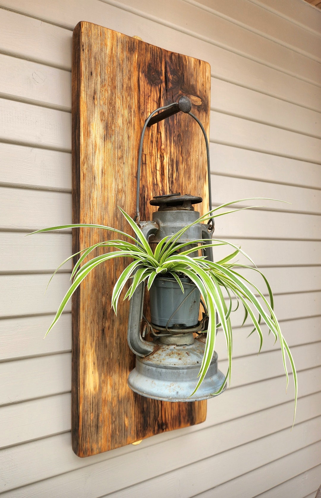 Rustic Plant Wall Hanger - Etsy