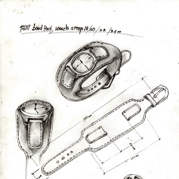 Leather Cuff Watch - Etsy