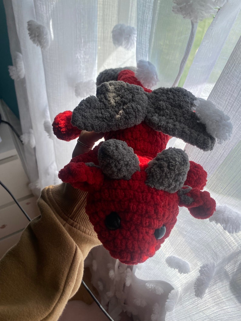 Small Crochet Dragon - Etsy