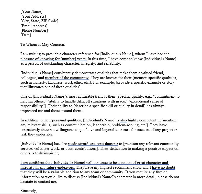 20 Letter of Recommendation Templates, Ready-to-use, Instant Download ...