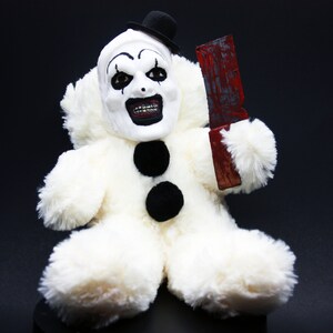 Terrifier Horror Teddy Bear – Creepy Art the Clown Plush – Scary ...