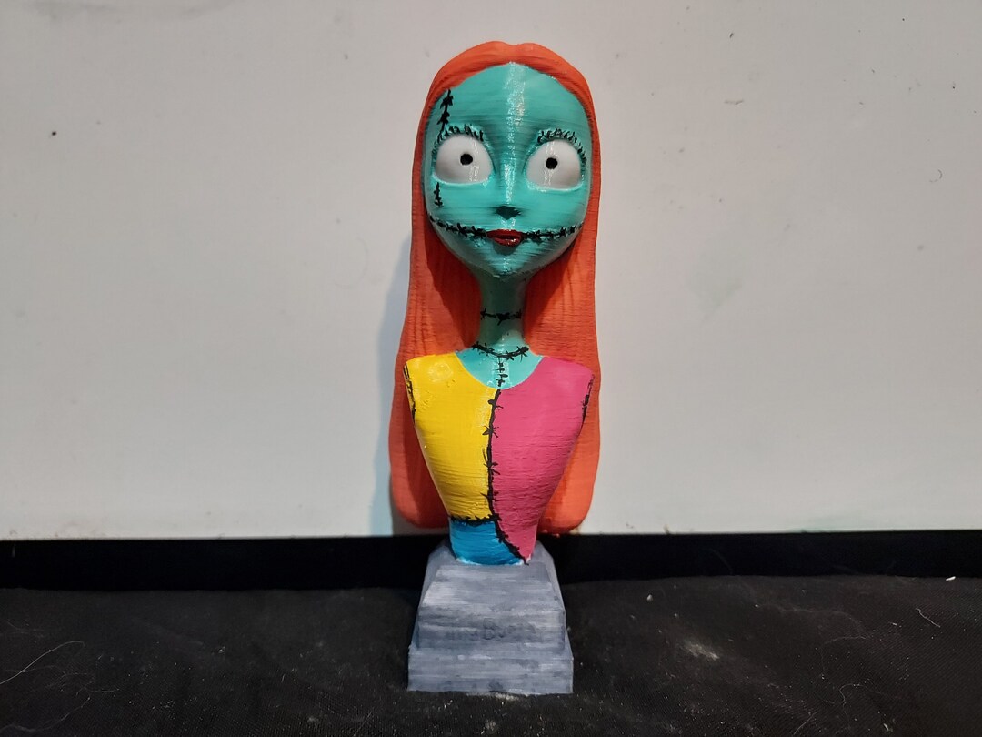 Sally Nightmare Before Xmas 3D Print Bust Hand Painted - Etsy