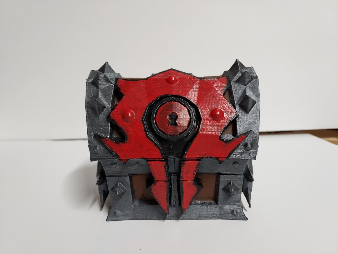 World of Warcraft, Horde Loot Chest, Wedding Ring Box - Etsy