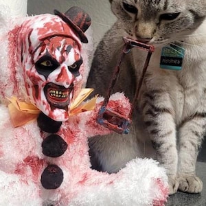 Terrifier Horror Teddy Bear – Creepy Art the Clown Plush – Scary ...