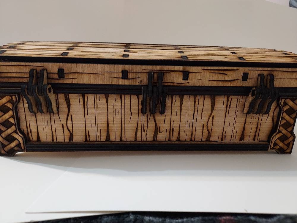 Large Wooden Gift Chest Box - Etsy