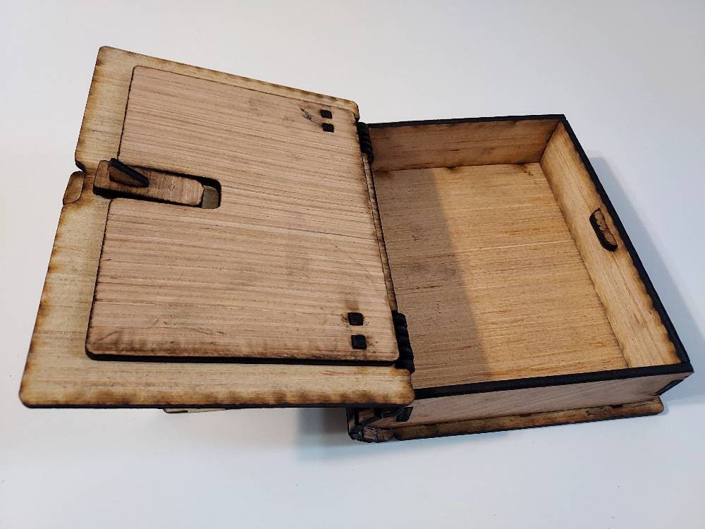 Wooden Book Box - Etsy