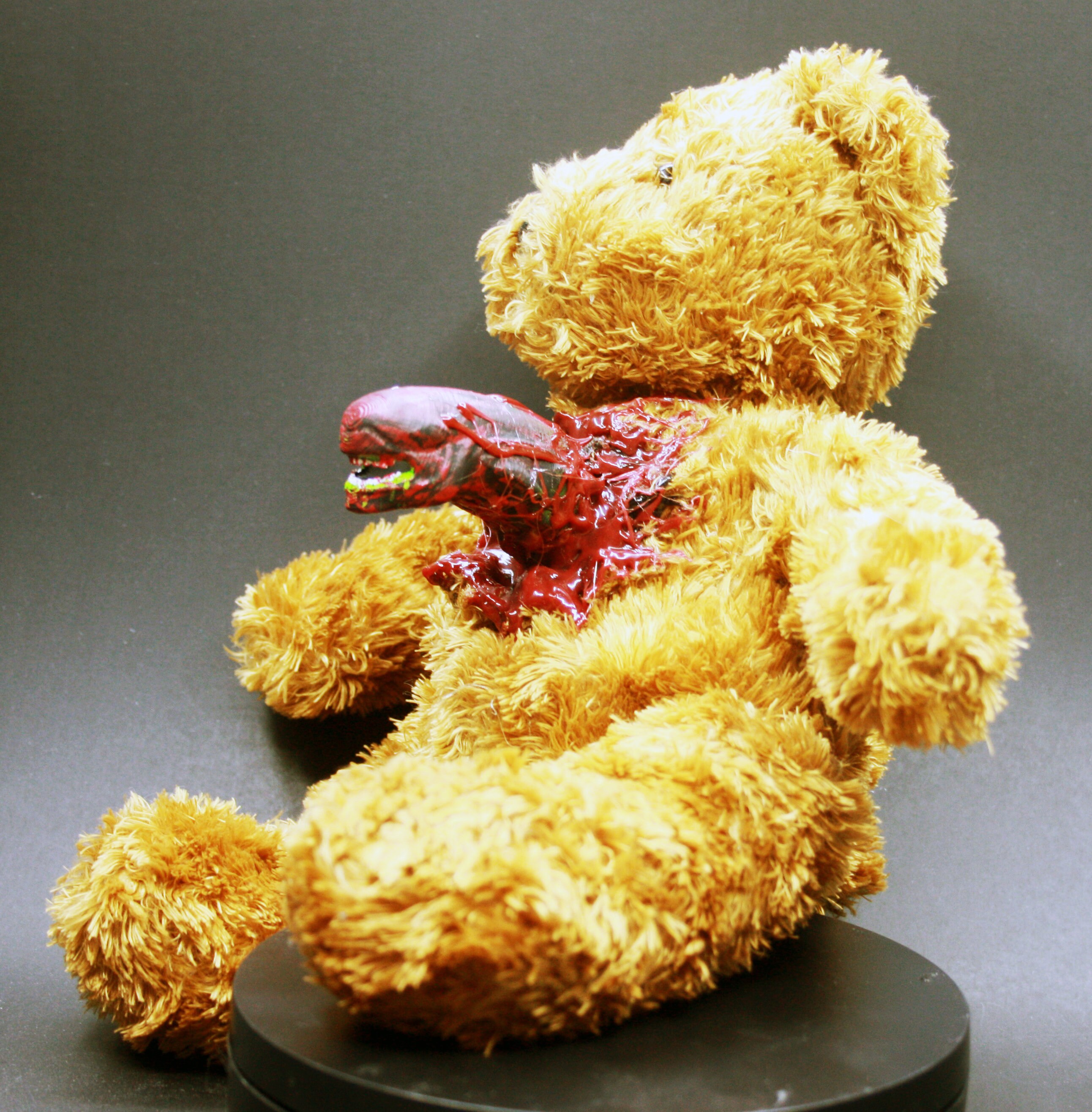 Alien Chest Burster Teddy Bear – Handmade Horror Plush – Sci-fi Gift ...