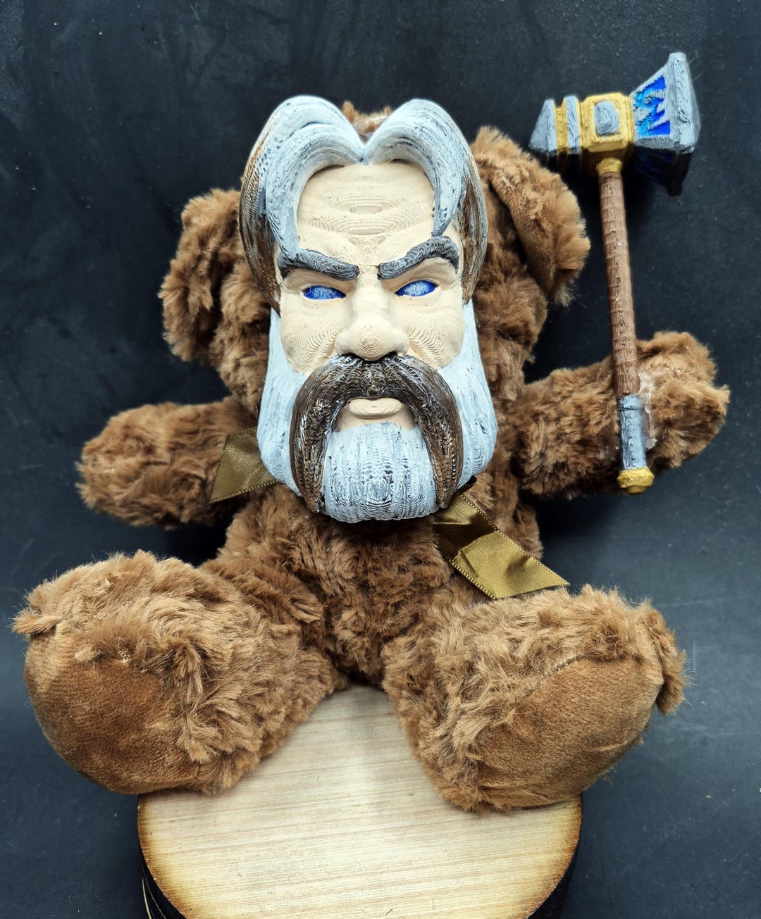 Paladin Teddy Bear WOW War MMORPG Handpainted Plush - Etsy