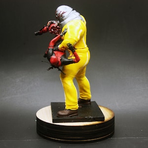 Juggernaut and Deadpool 3D Printed Diorama Movie Scene Deadpool 2 Blood ...