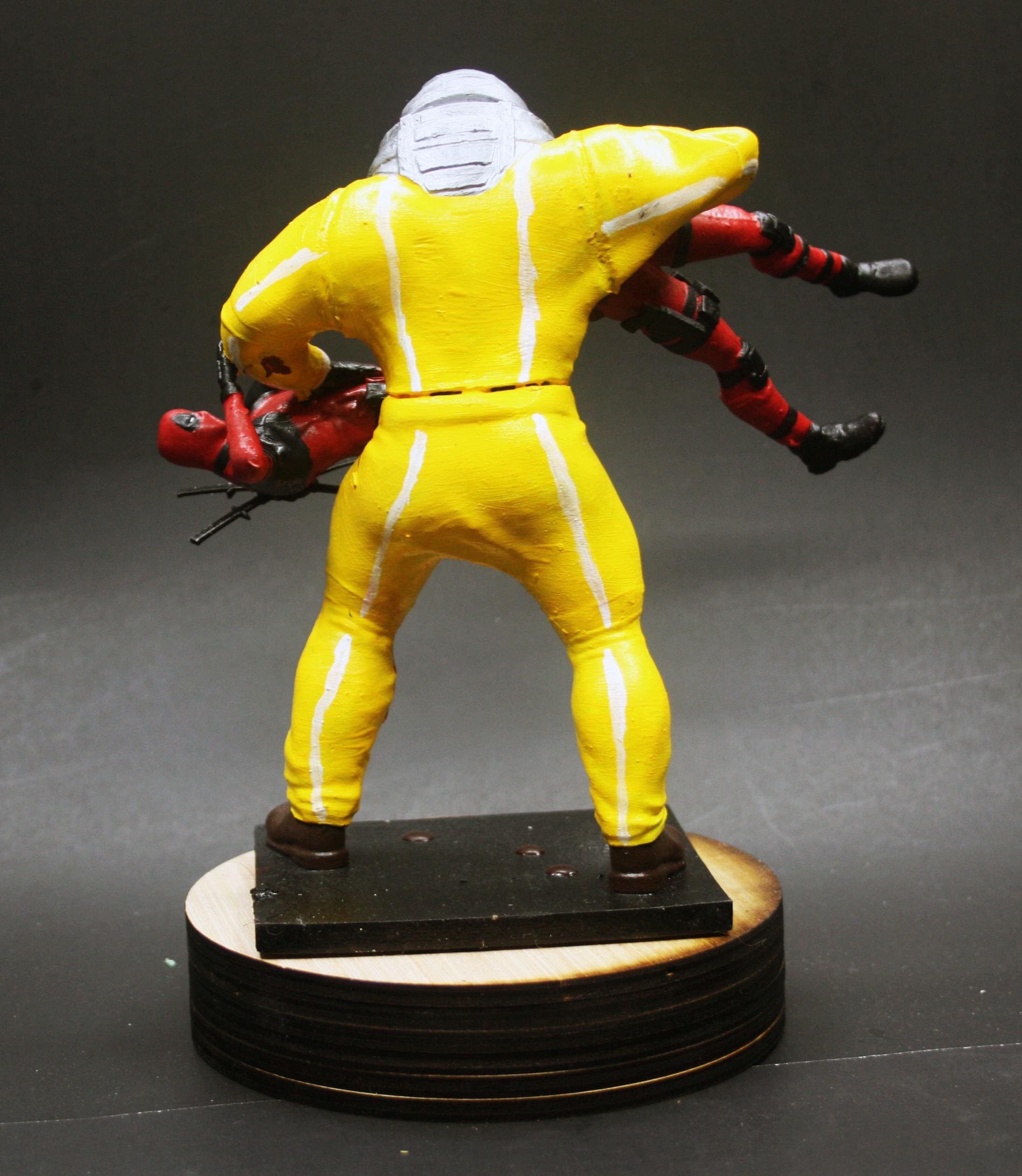 Juggernaut and Deadpool 3D Printed Diorama Movie Scene Deadpool 2 Blood ...