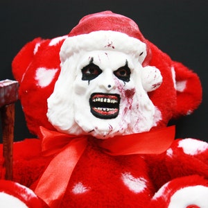 Terrifier Horror Teddy Bear – Creepy Art the Clown Plush – Scary ...