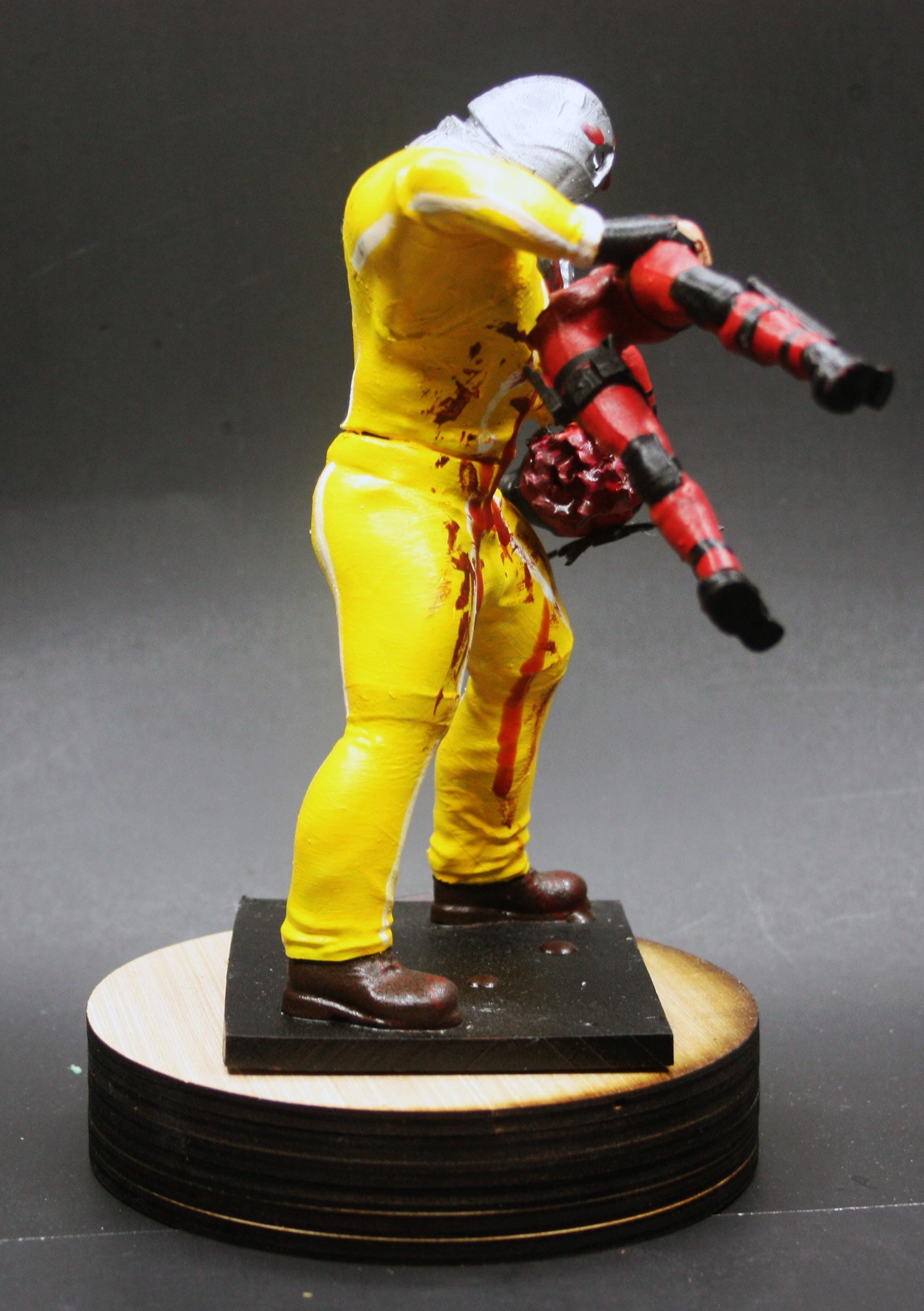 Juggernaut and Deadpool 3D Printed Diorama Movie Scene Deadpool 2 Blood ...