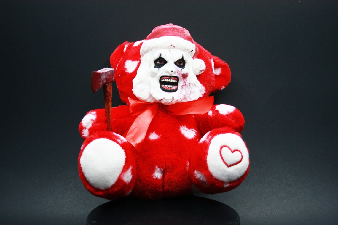 HORROR TEDDY BEAR #12 Terrifier 3 Art the Clown Scary Movie Santa ...
