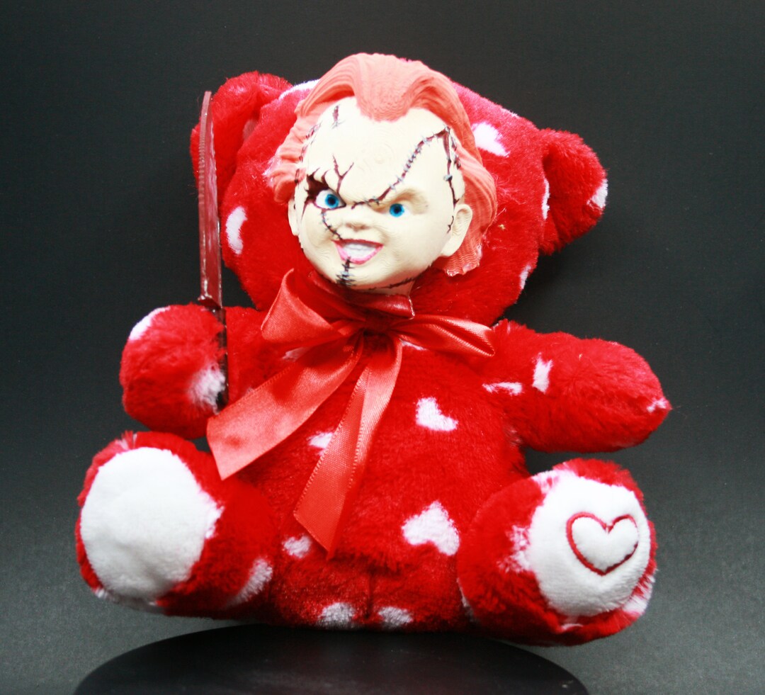 HORROR TEDDY BEAR #25 Chucky Scary Movie Stuffed Animal Plush Child's ...