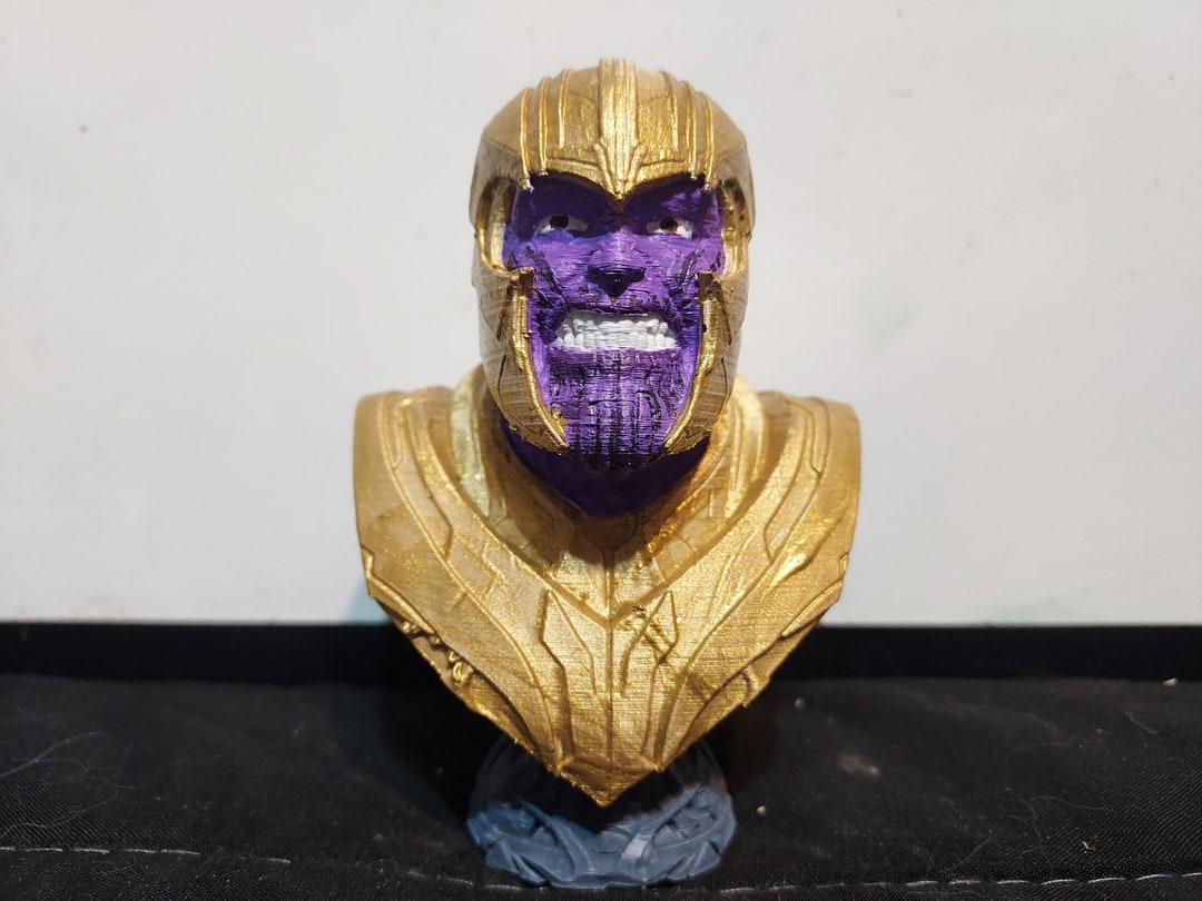 Thanos 3D Print Bust Hand Painted - Etsy
