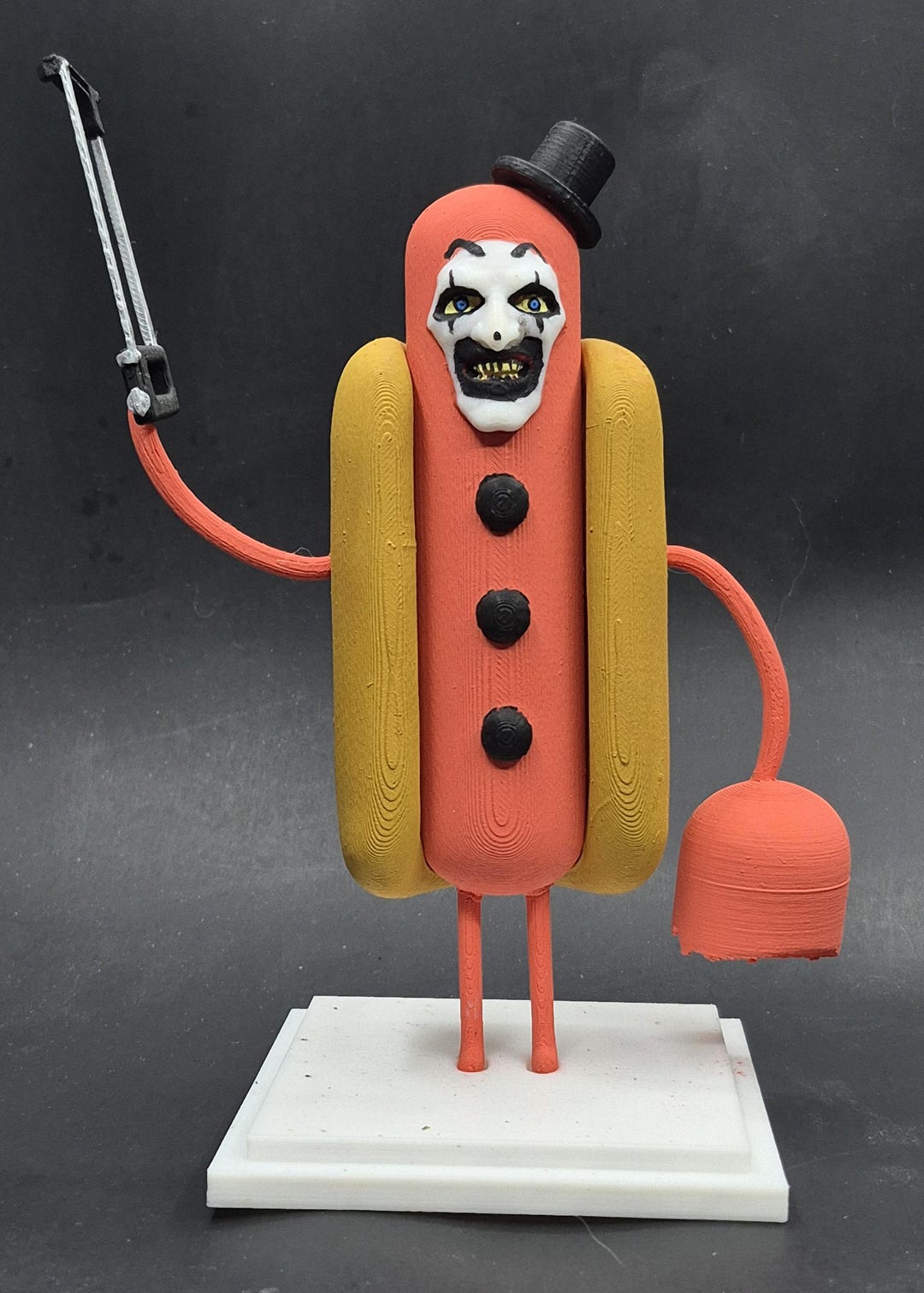Terrifier Art the Clown Figurine: Horror Hotdog, Hand-painted Limited ...