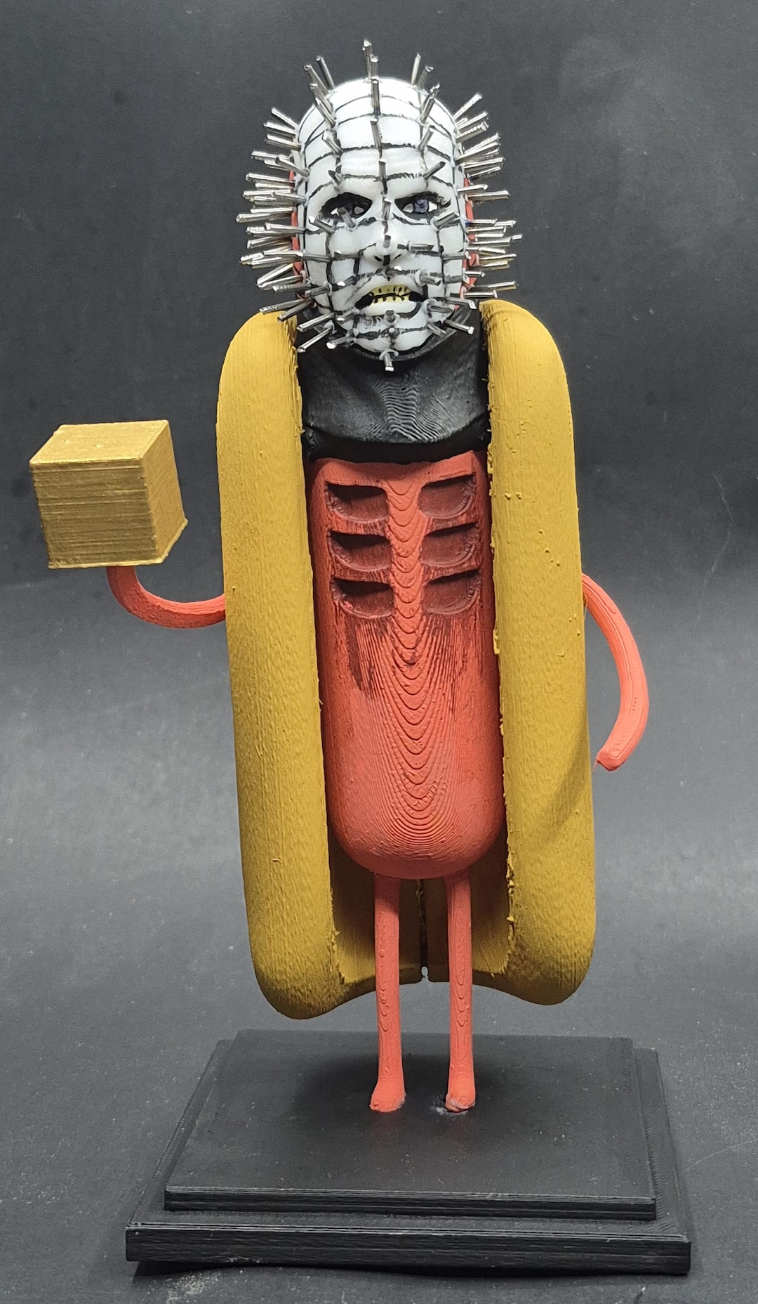 Horror Hotdog Figurine - Pinhead Hellraiser, Hand-painted - Etsy