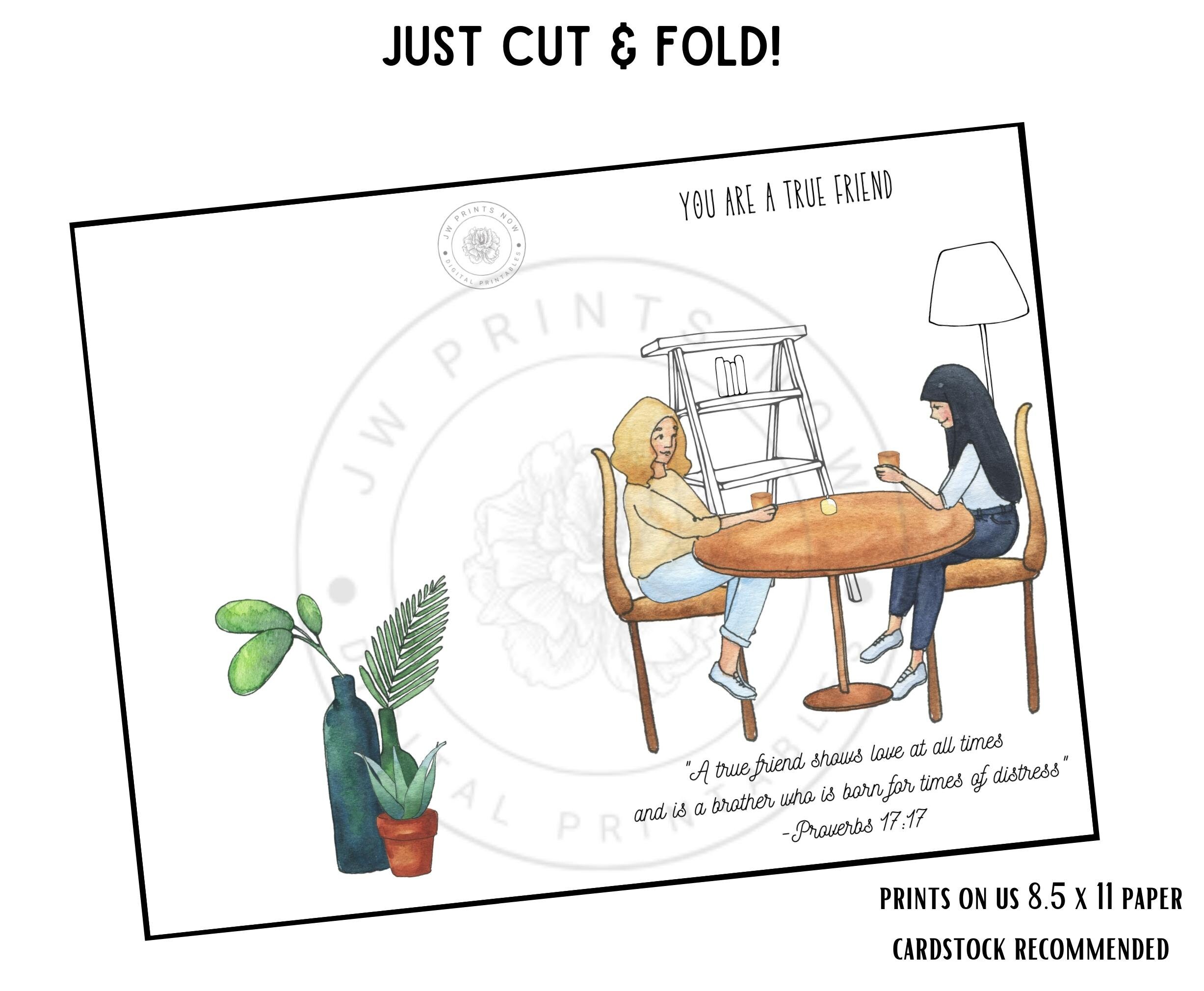 Plant Love JW Greeting Card Bundle Instant Download JW - Etsy