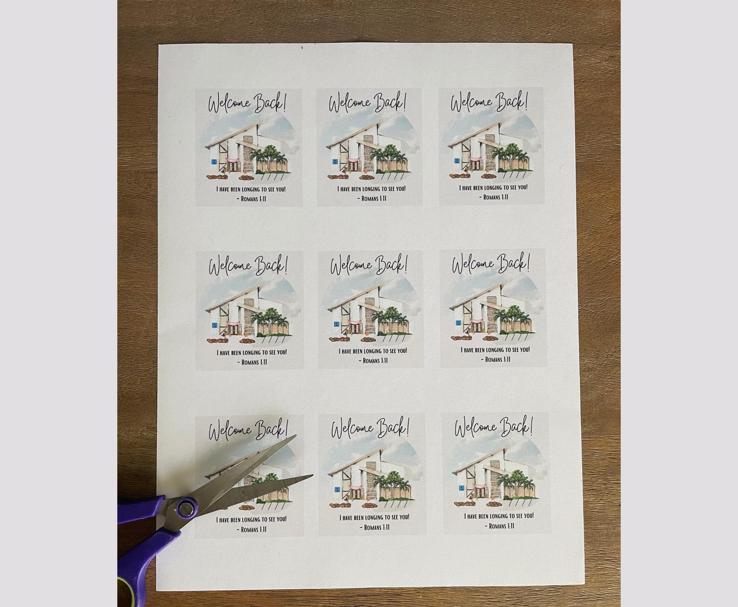 English Printable Welcome Back Gift Tags JW Stickers - Etsy