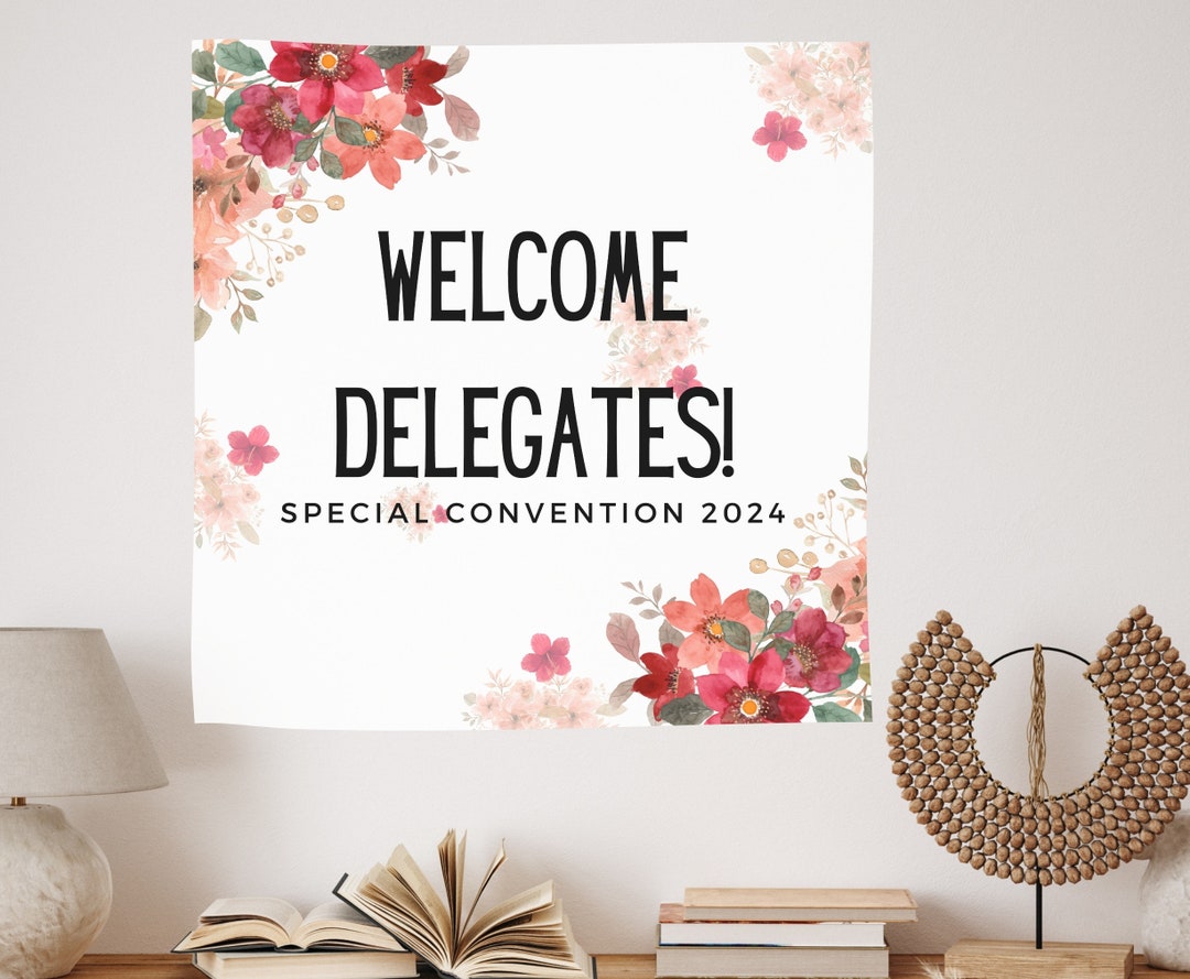 Special Convention Cloth Wall Banner 22 X 22 JW Special Convention 2024 ...